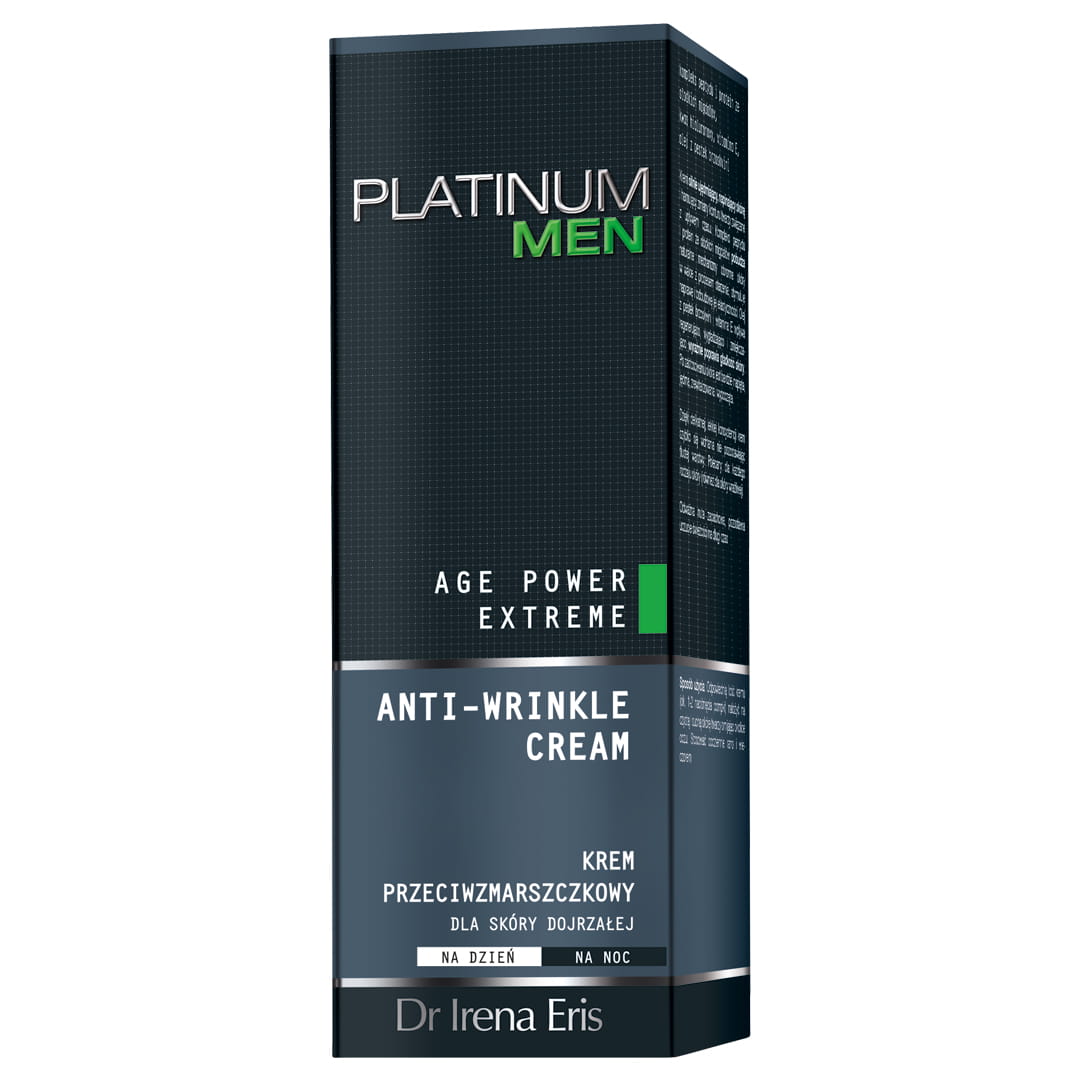 Przeciwzmarszczkowy krem do twarzy Age Power Extreme Platinum Men 50 ml ...
